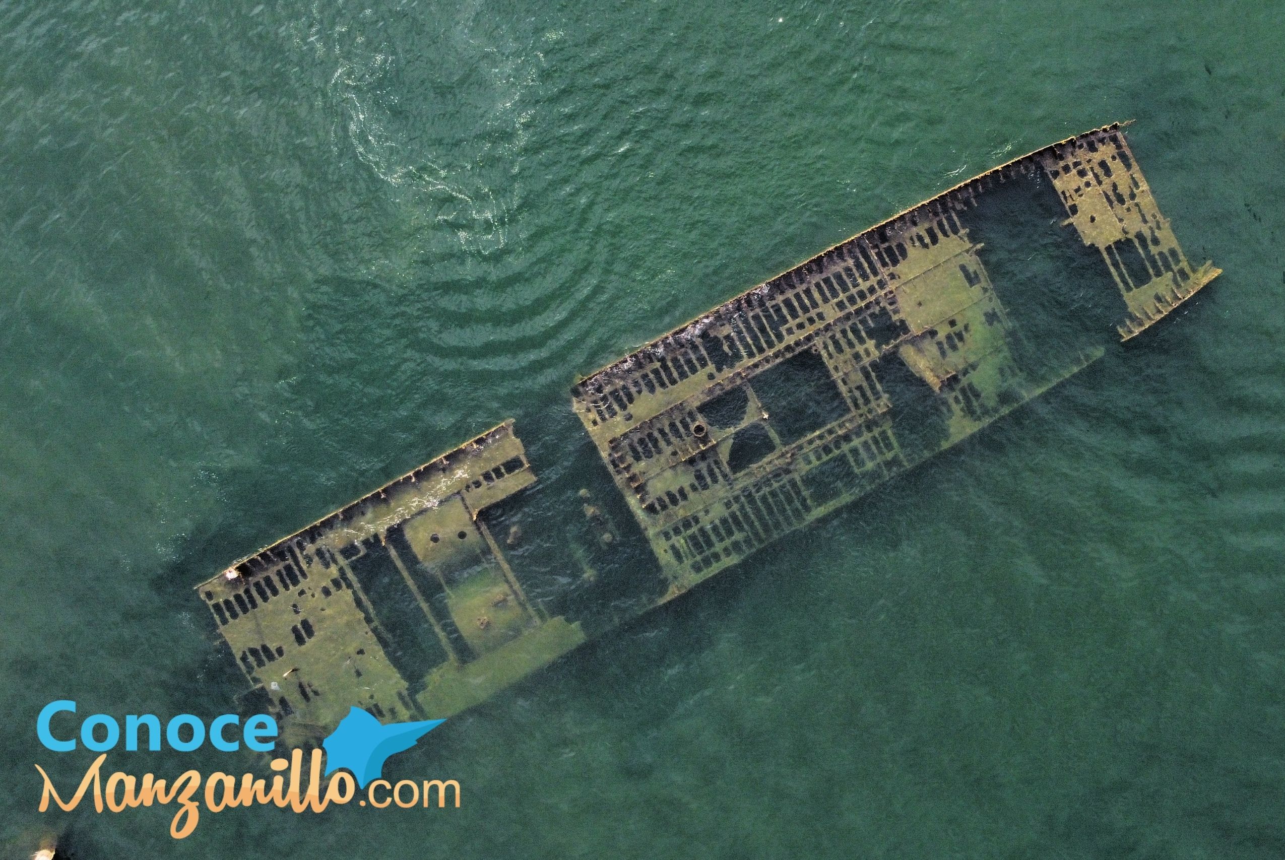 Barco Hundido en Manzanillo Conoce Manzanilllo